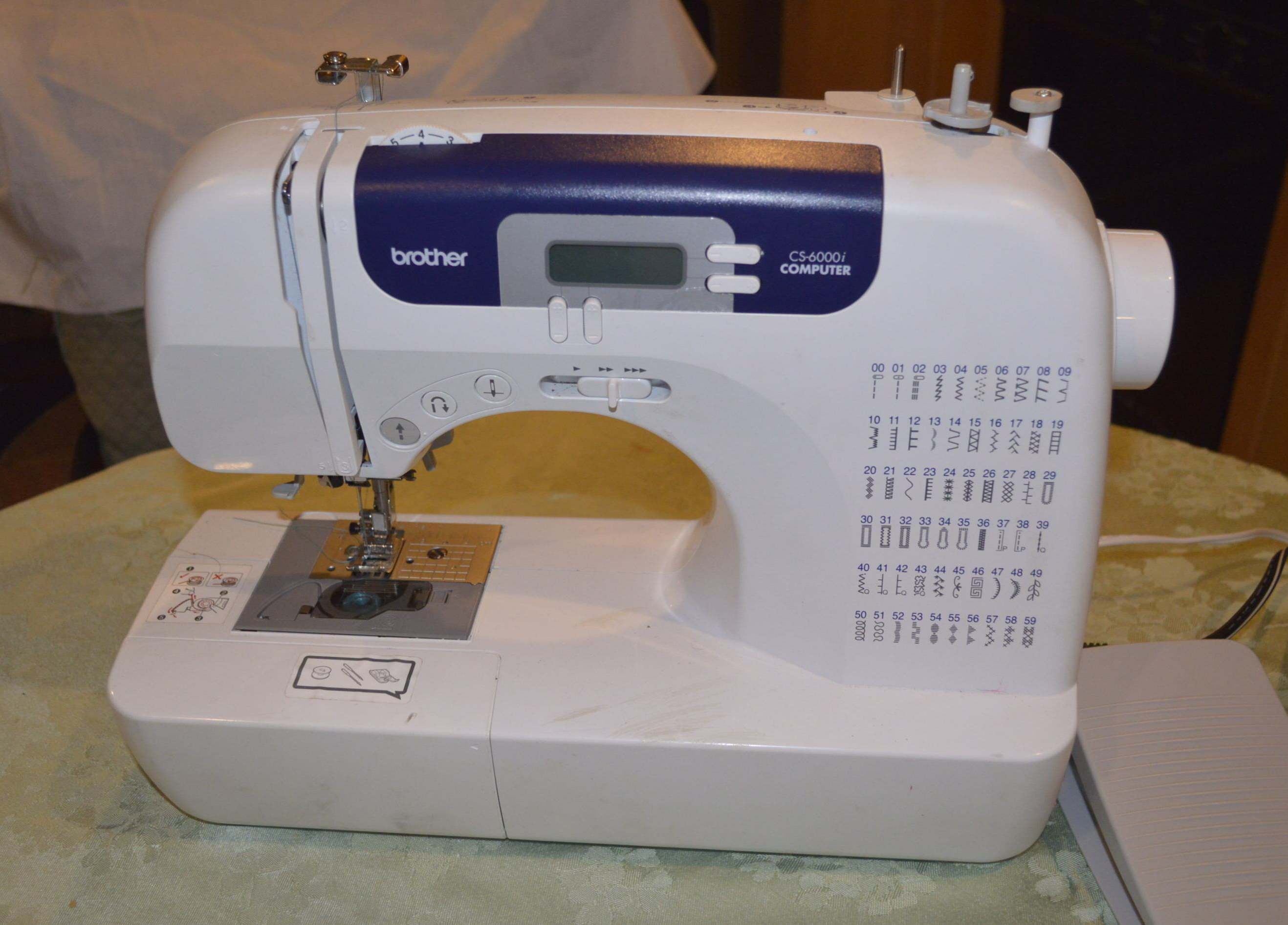 Brother CS6000i – Professionally Restored Vintage Fine Quality Sewing ...