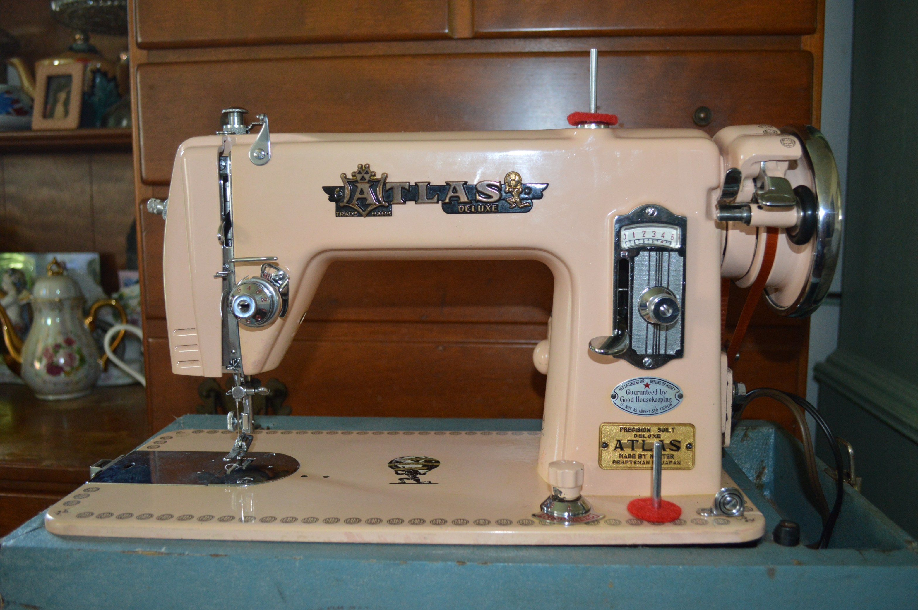 Restoration of a “Pink Atlas” Precision Straight Stitch Sewing Machine ...