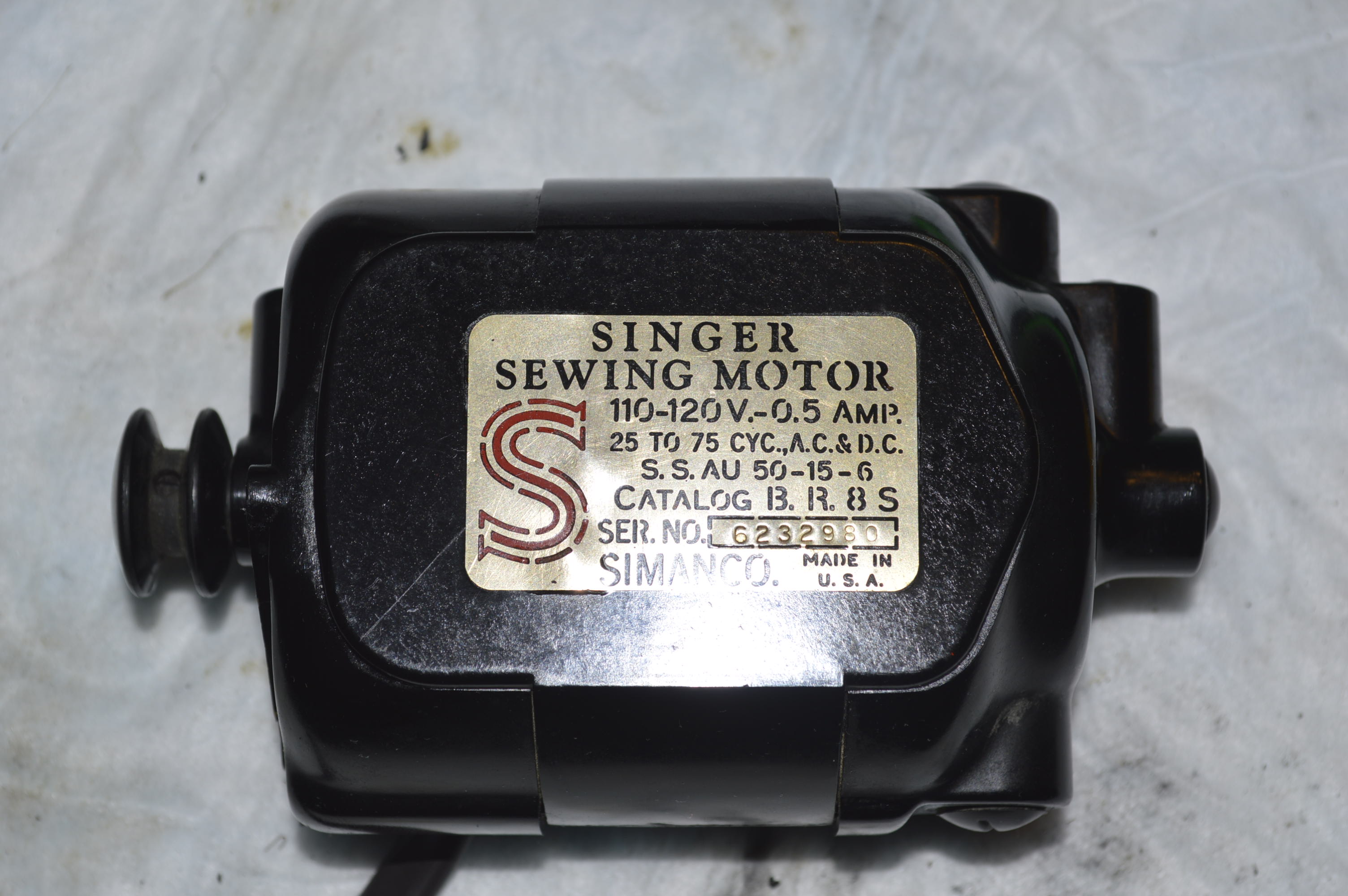 A Tutorial – Vintage Singer External Motors … Do They Use Grease, Or Do ...