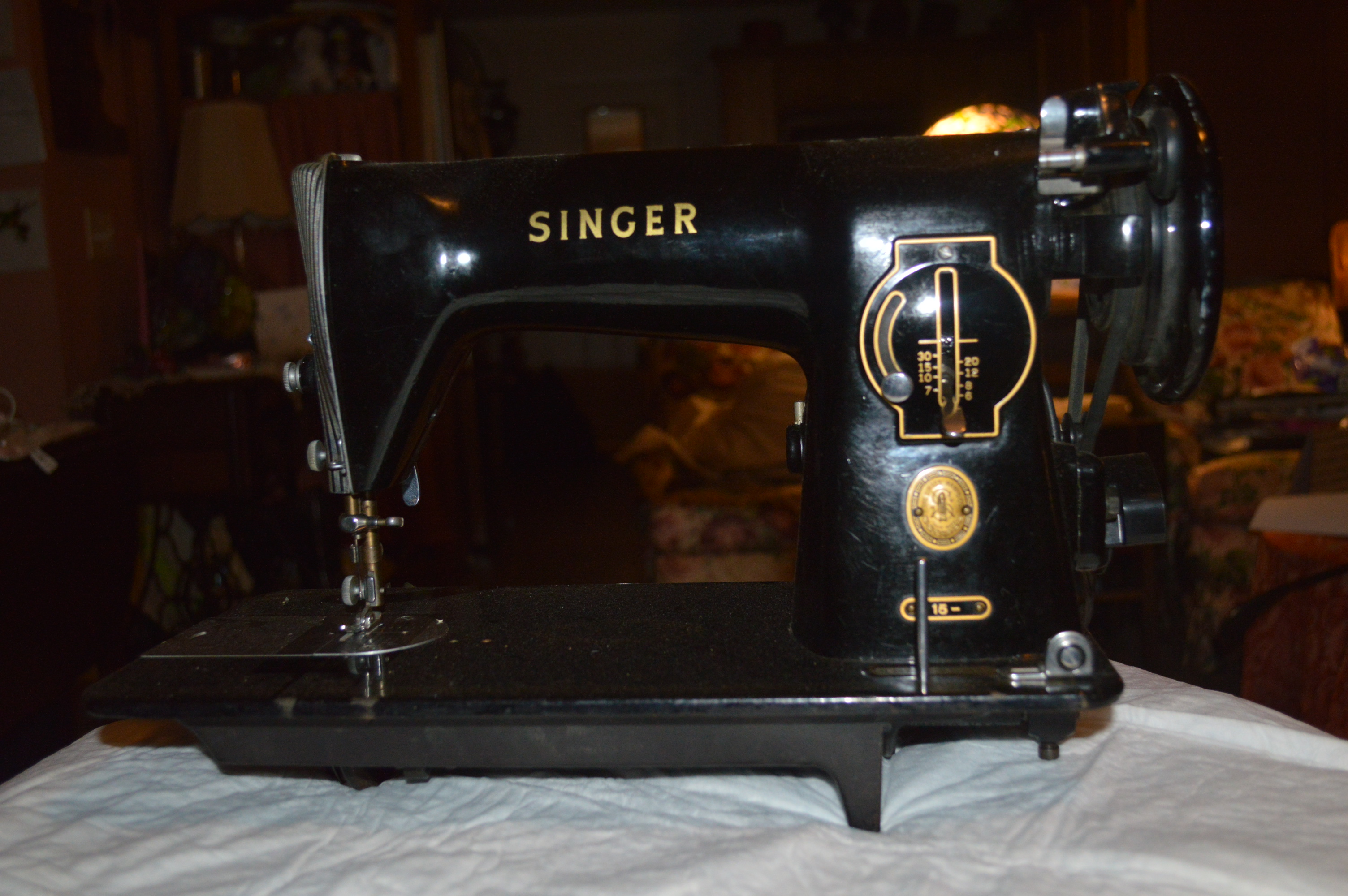 Restoration of a Vintage 1956 Singer Model 15-75 Sewing Machine ...