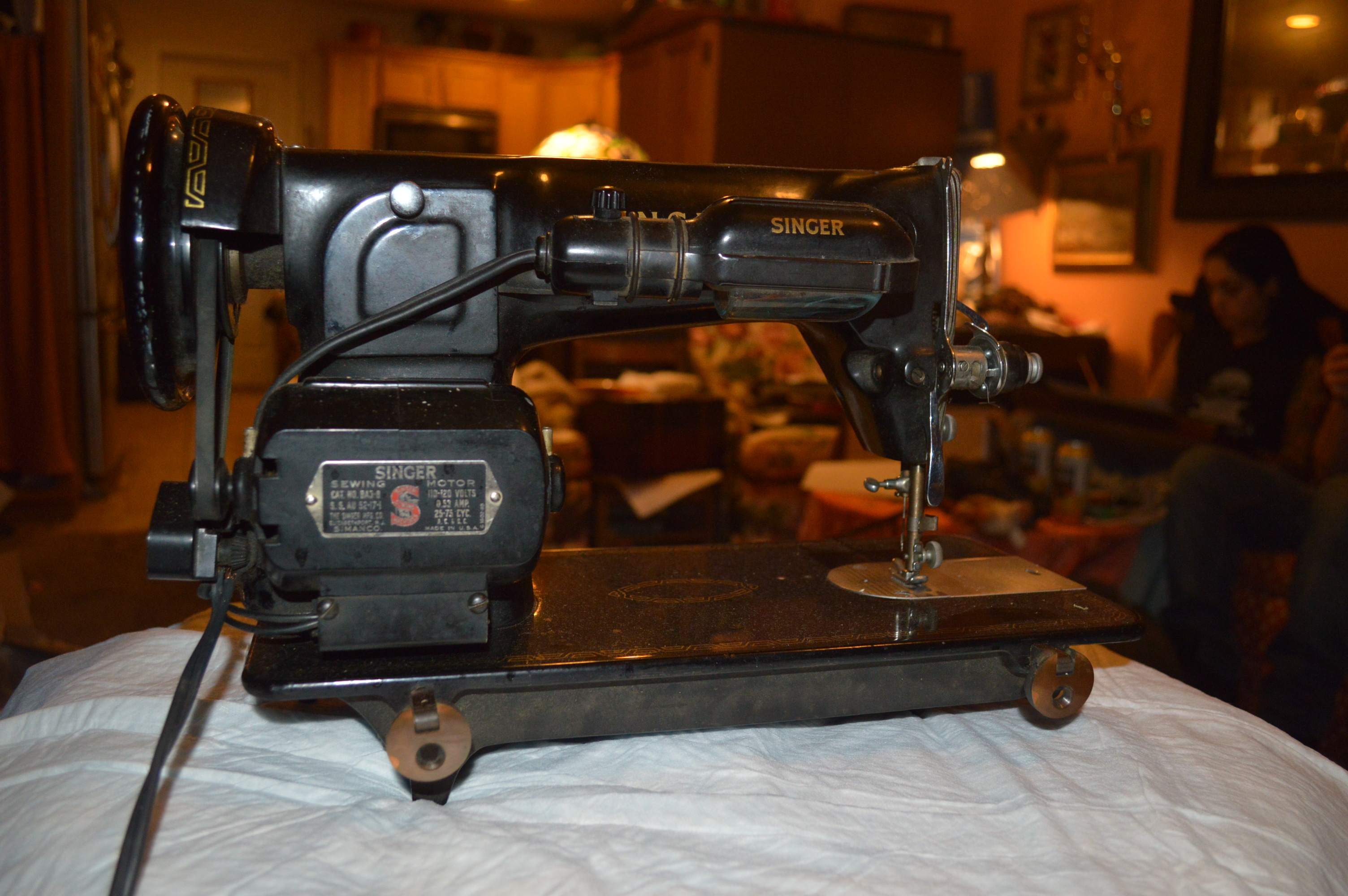 Restoration of a Vintage 1956 Singer Model 15-75 Sewing Machine ...