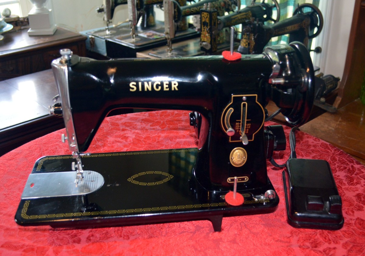 Restoration of a Vintage 1956 Singer Model 15-75 Sewing Machine ...