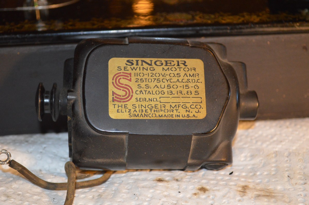 A Tutorial – Restoring a Vintage Singer Grease Wick Sewing Machine ...