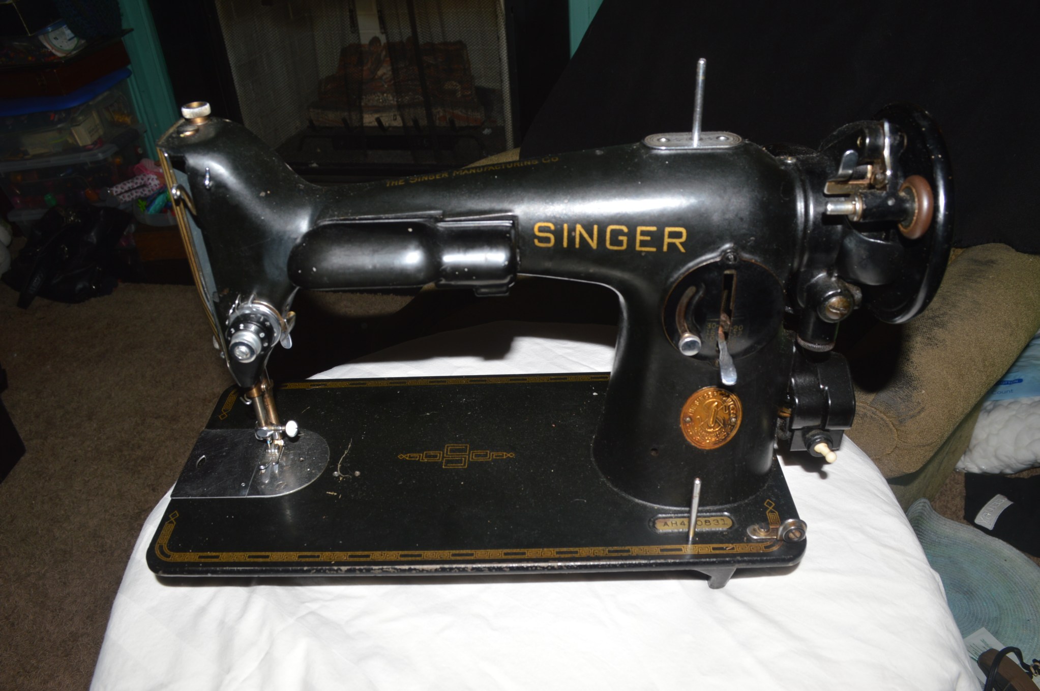 Restoration of a 1948 Vintage Singer Model 201-2 Sewing Machine ...