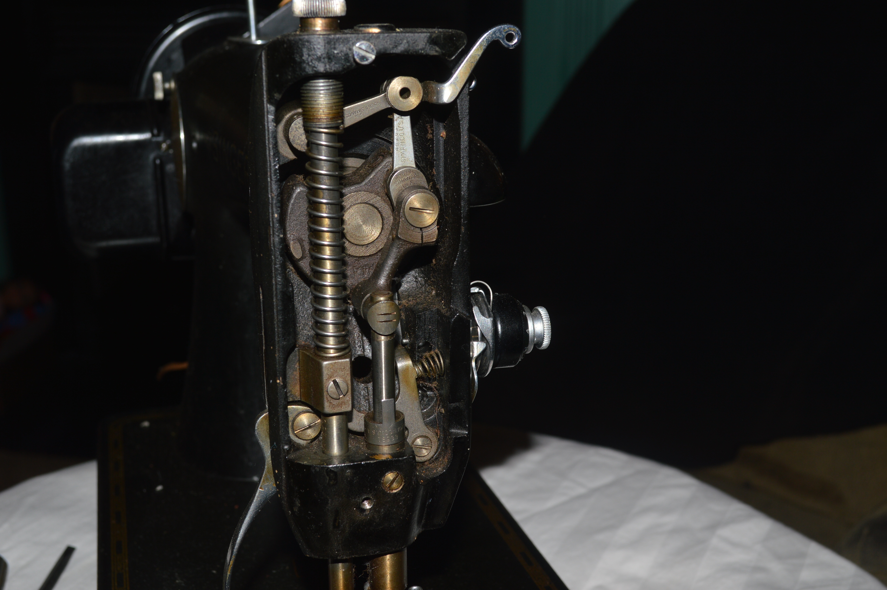 Restoration of a 1948 Vintage Singer Model 201-2 Sewing Machine ...