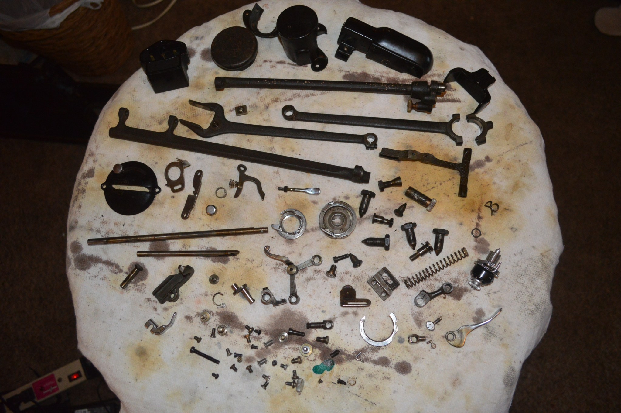 Restoration of a 1948 Vintage Singer Model 201-2 Sewing Machine ...