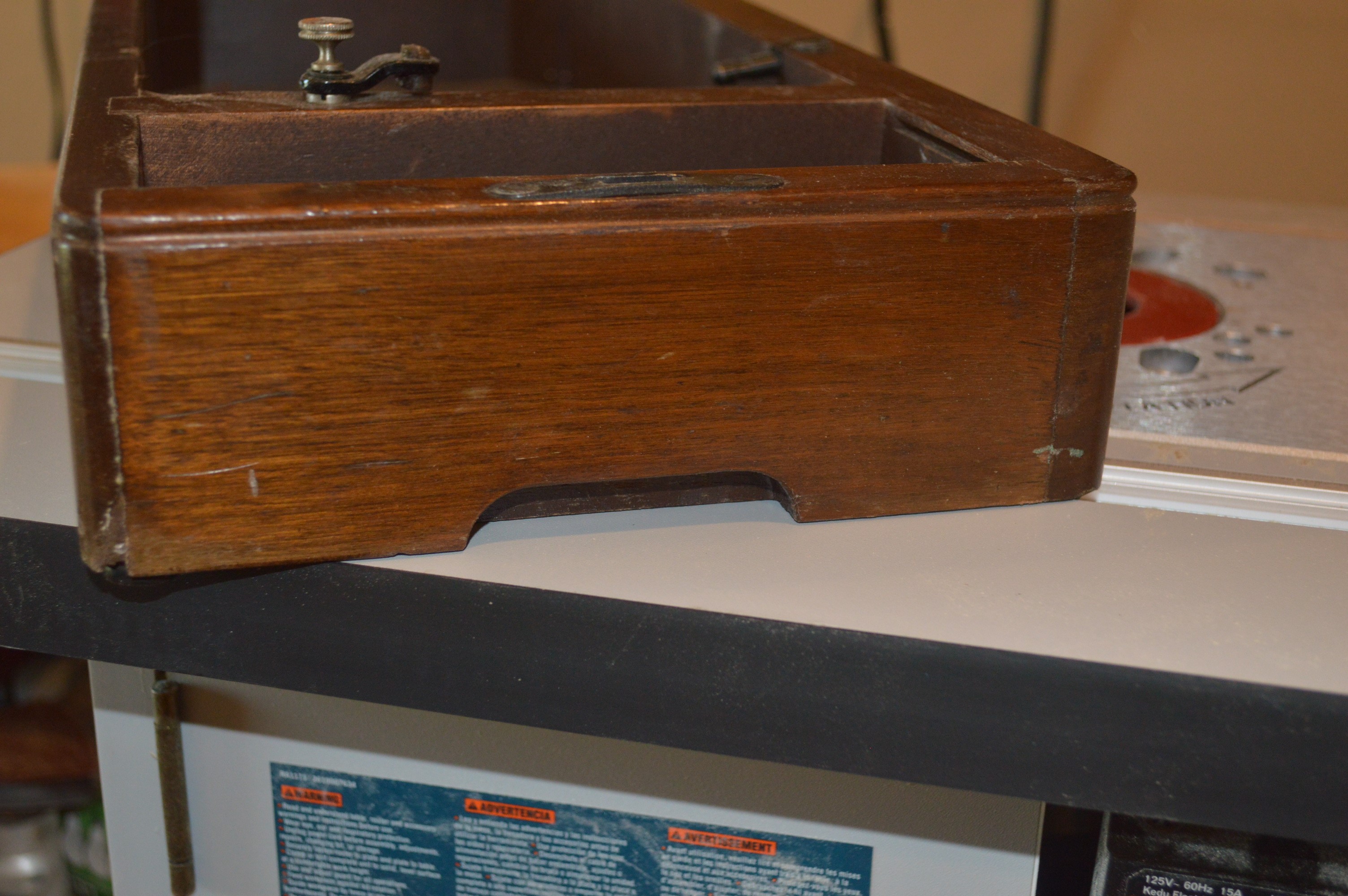 Building a Craftsman Quality Oak Sewing Machine Base for a Full Size ...