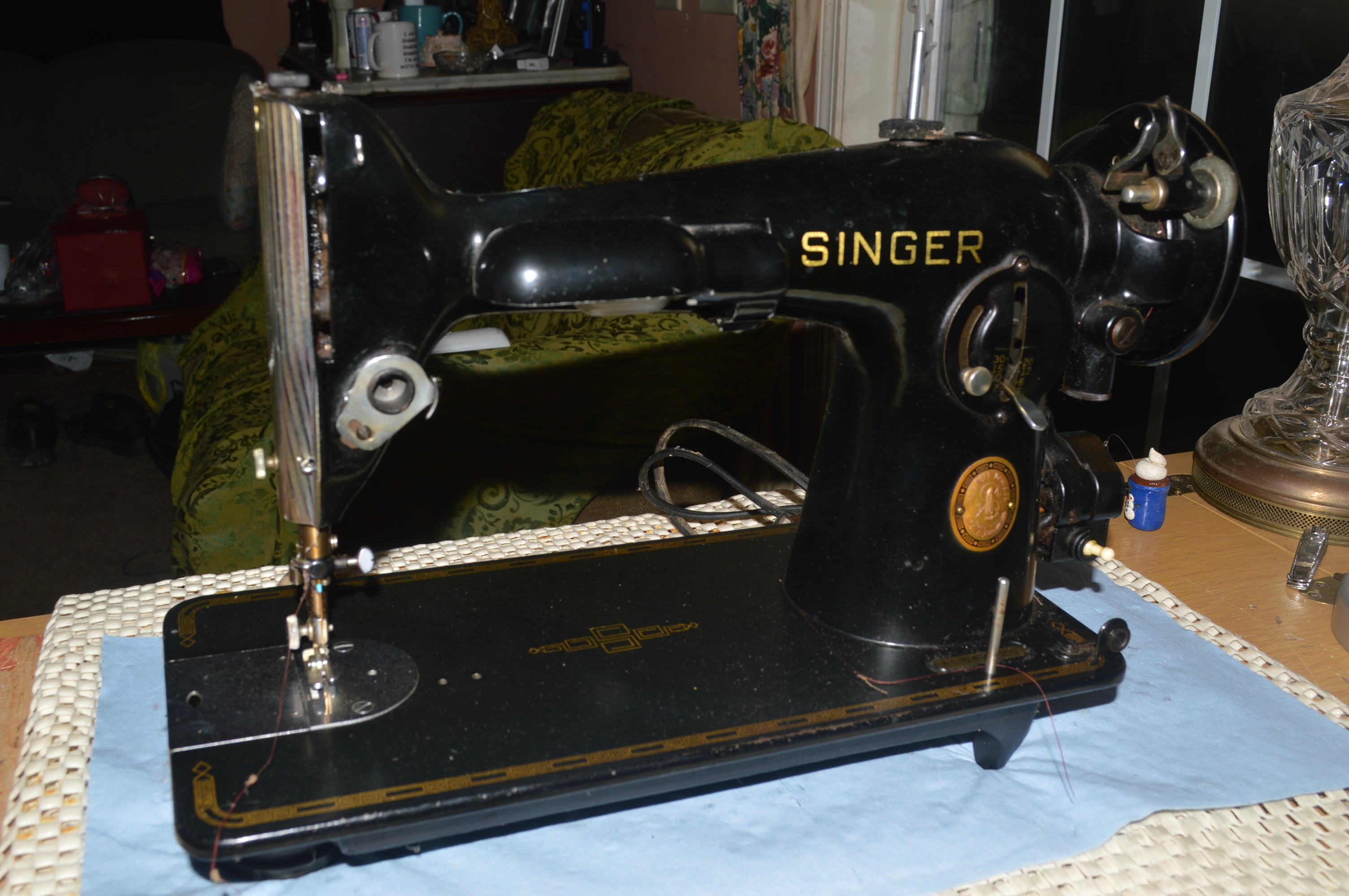 Restoration of a 1953 Vintage 201-2 Sewing Machine – Professionally ...