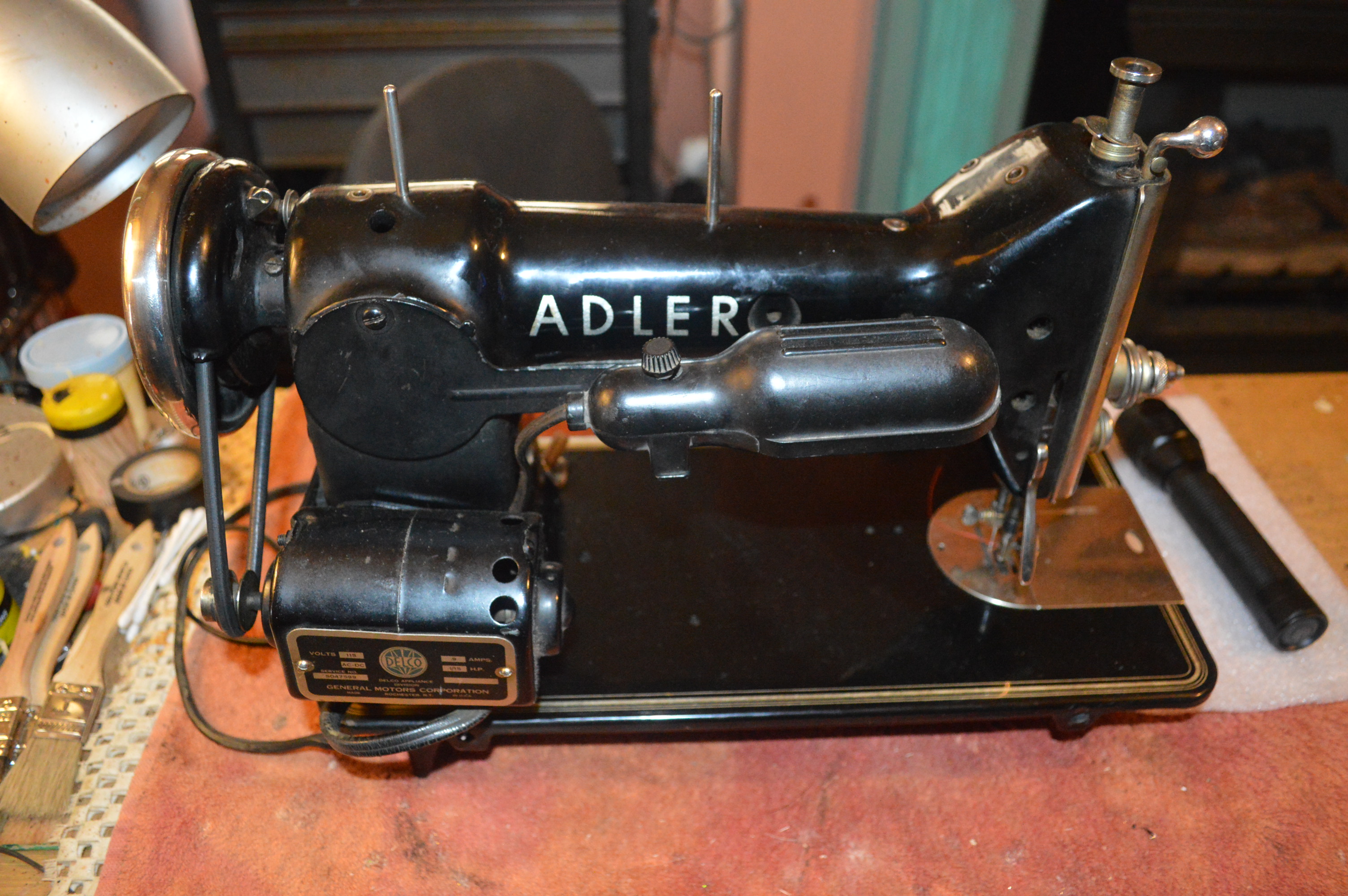 Restoration of an Adler 187 Sewing Machine – Professionally Restored ...