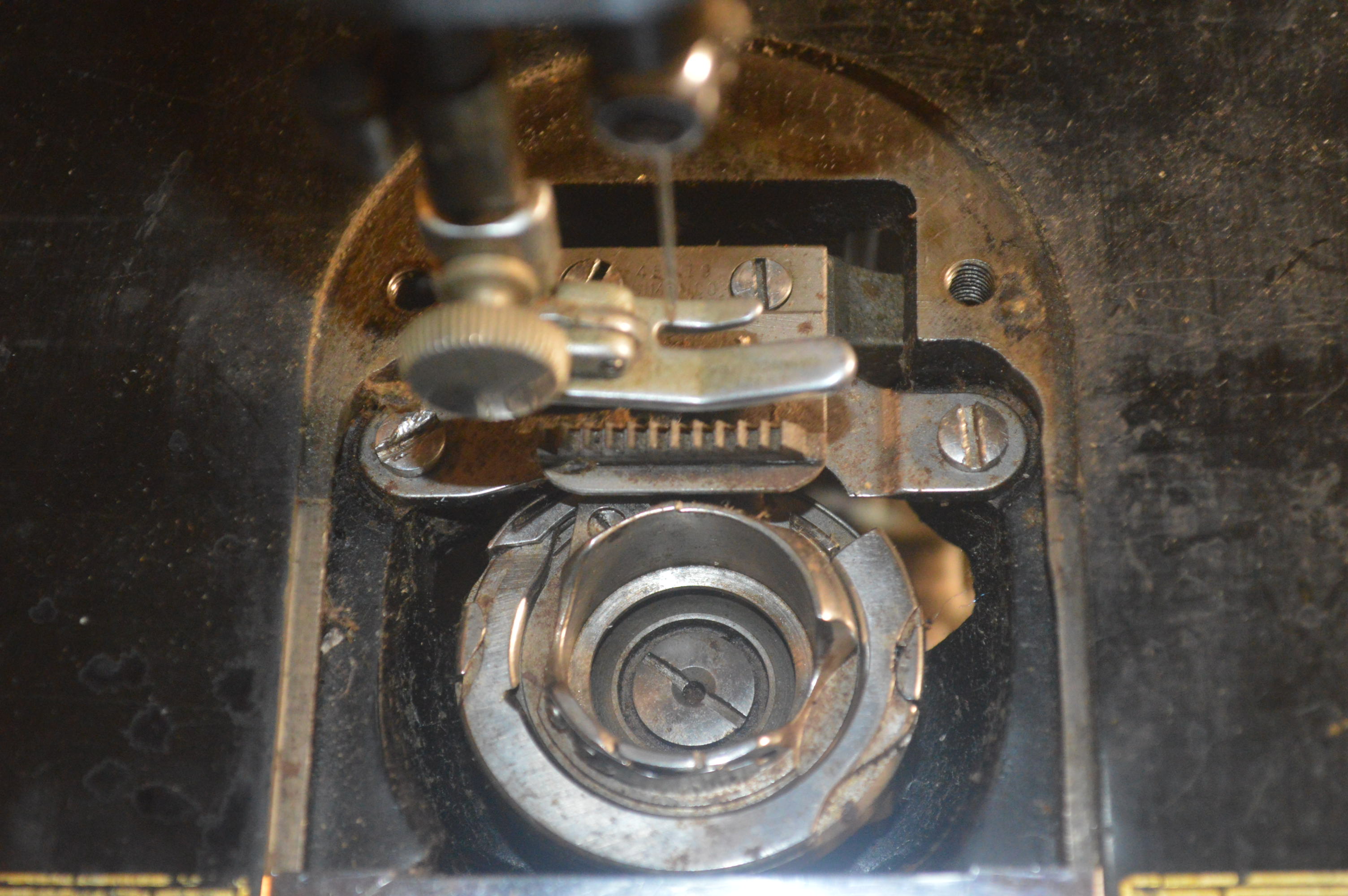 A Tutorial – Removing and Cleaning the Bobbin Case on a Singer 201-2 ...