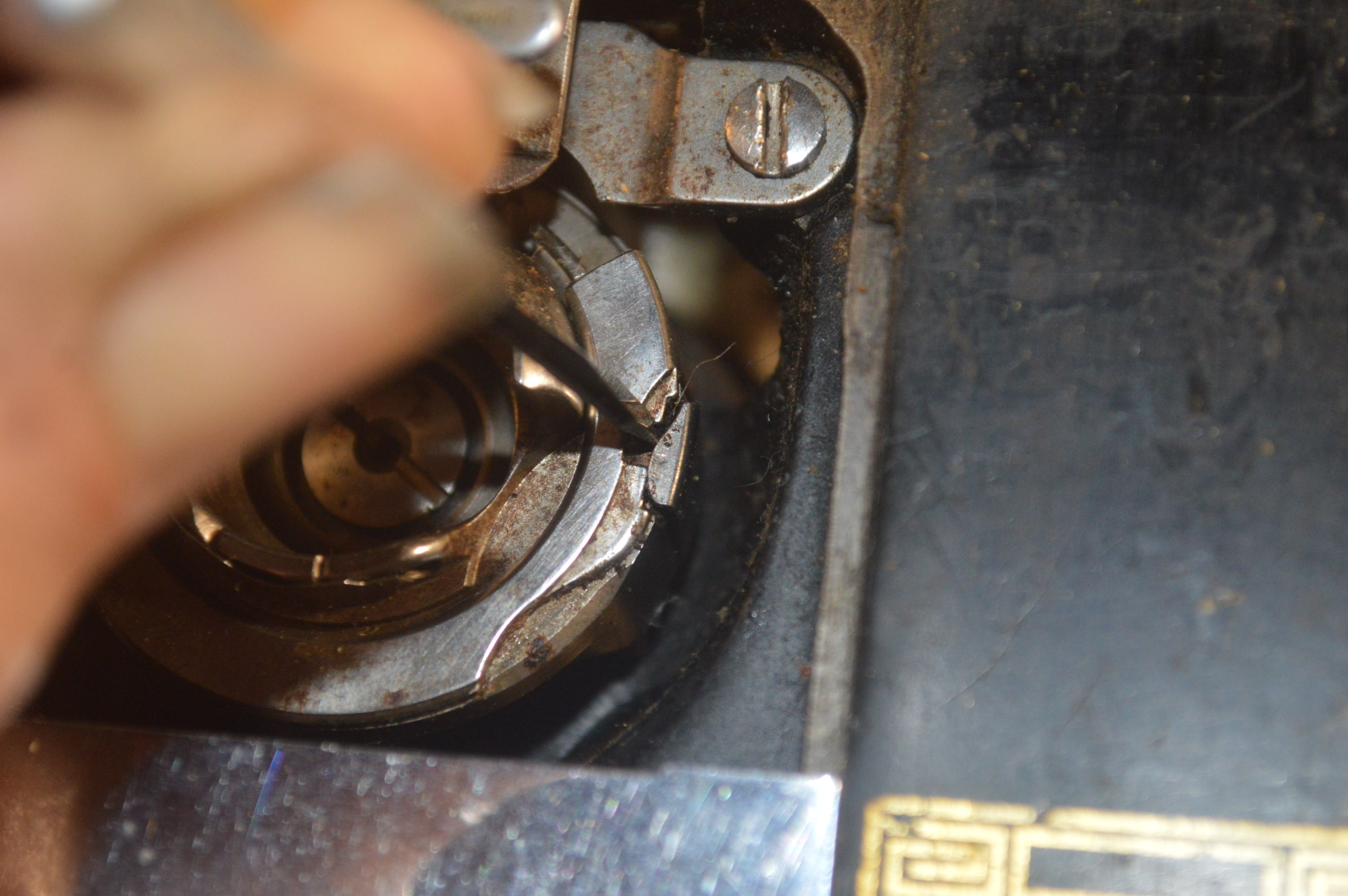 A Tutorial – Removing and Cleaning the Bobbin Case on a Singer 201-2 ...