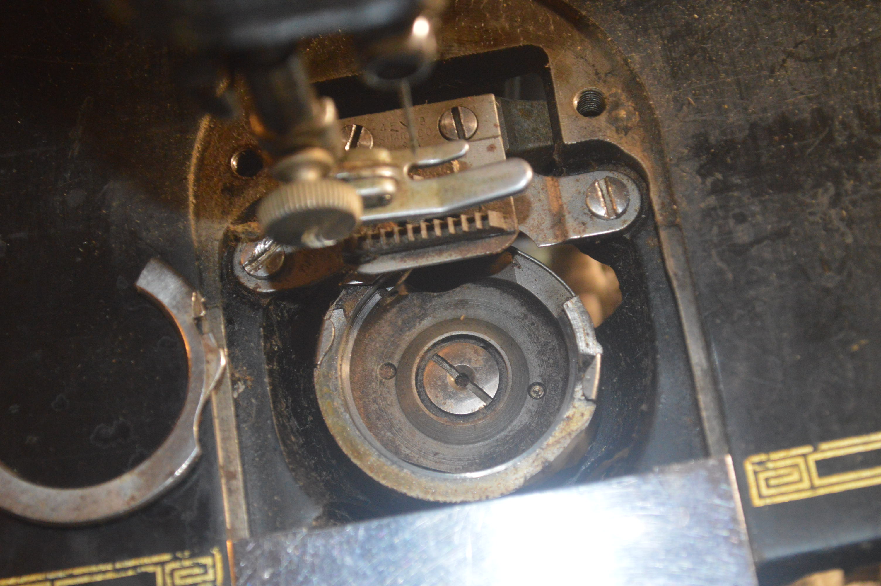 A Tutorial – Removing and Cleaning the Bobbin Case on a Singer 201-2 ...