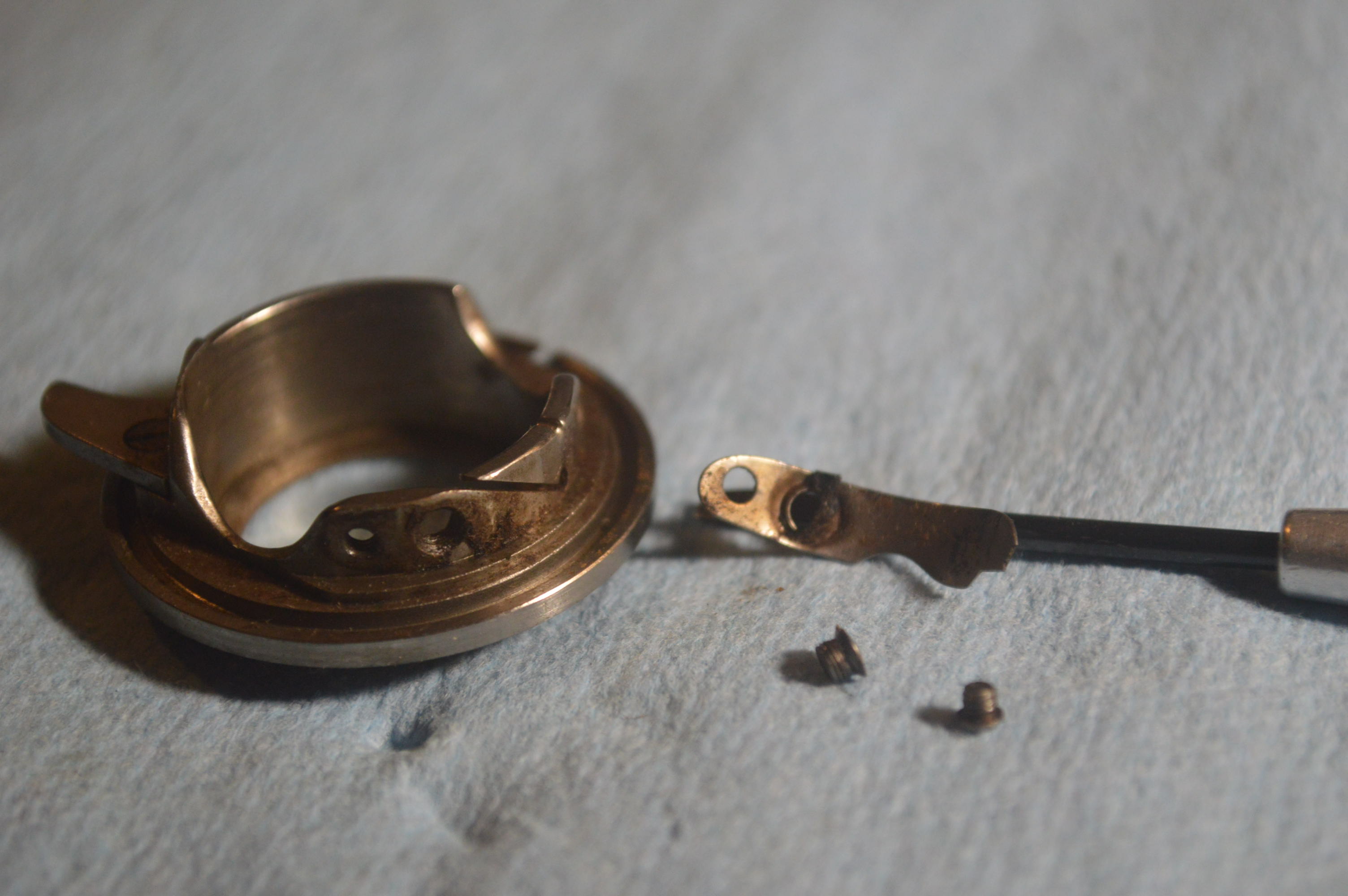 A Tutorial – Removing and Cleaning the Bobbin Case on a Singer 201-2 ...