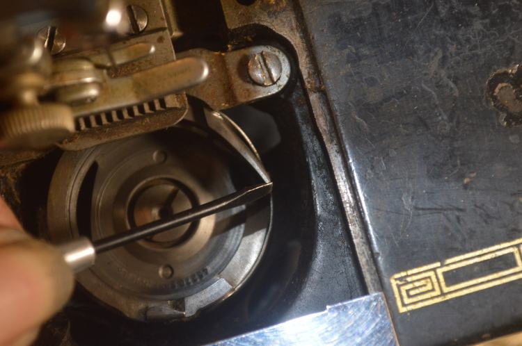 A Tutorial – Removing and Cleaning the Bobbin Case on a Singer 201-2 ...