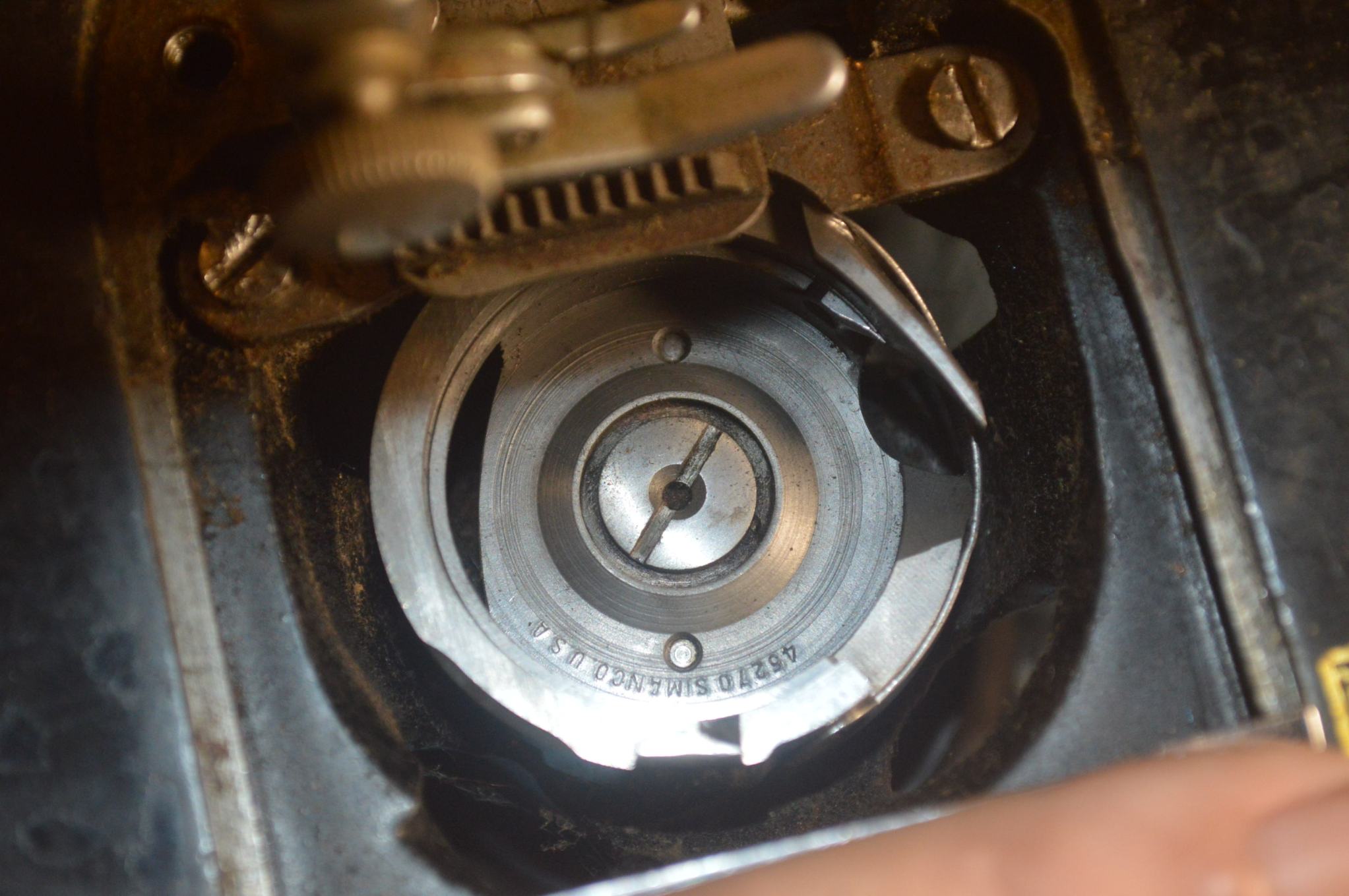 A Tutorial – Removing and Cleaning the Bobbin Case on a Singer 201-2 ...