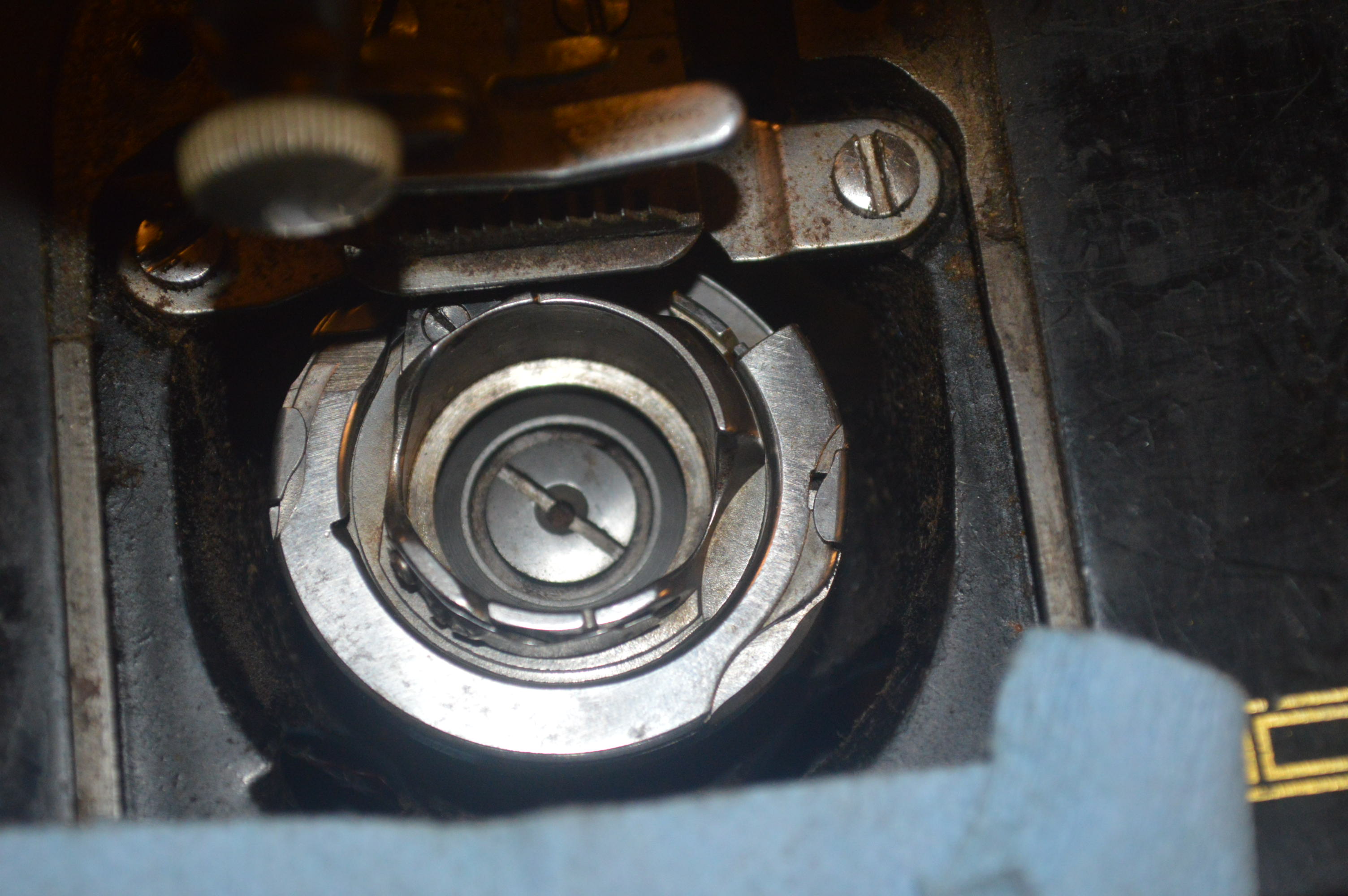 A Tutorial – Removing and Cleaning the Bobbin Case on a Singer 201-2 ...