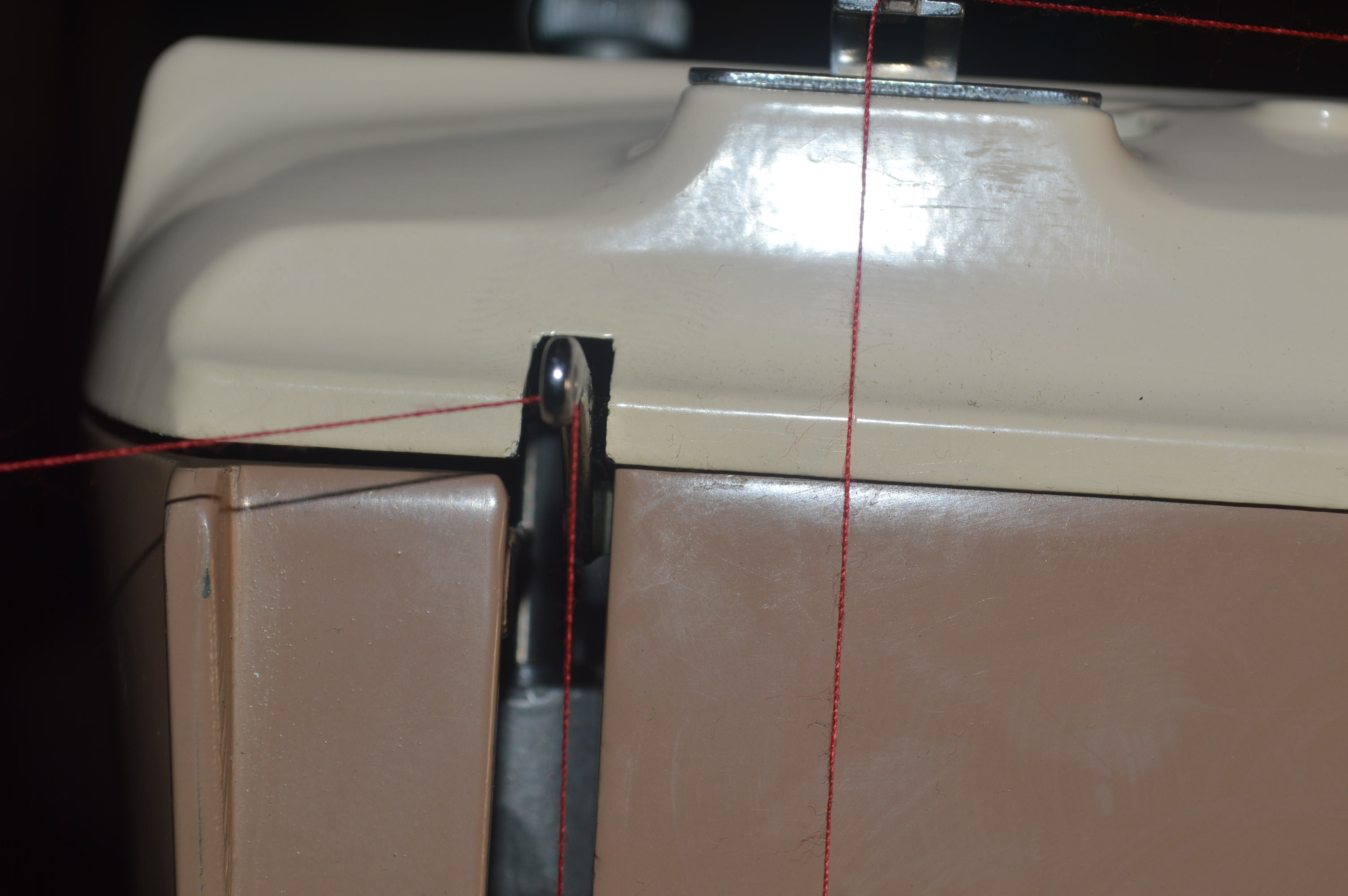 A Tutorial – Threading a Vintage Singer Slant Needle Sewing Machine ...