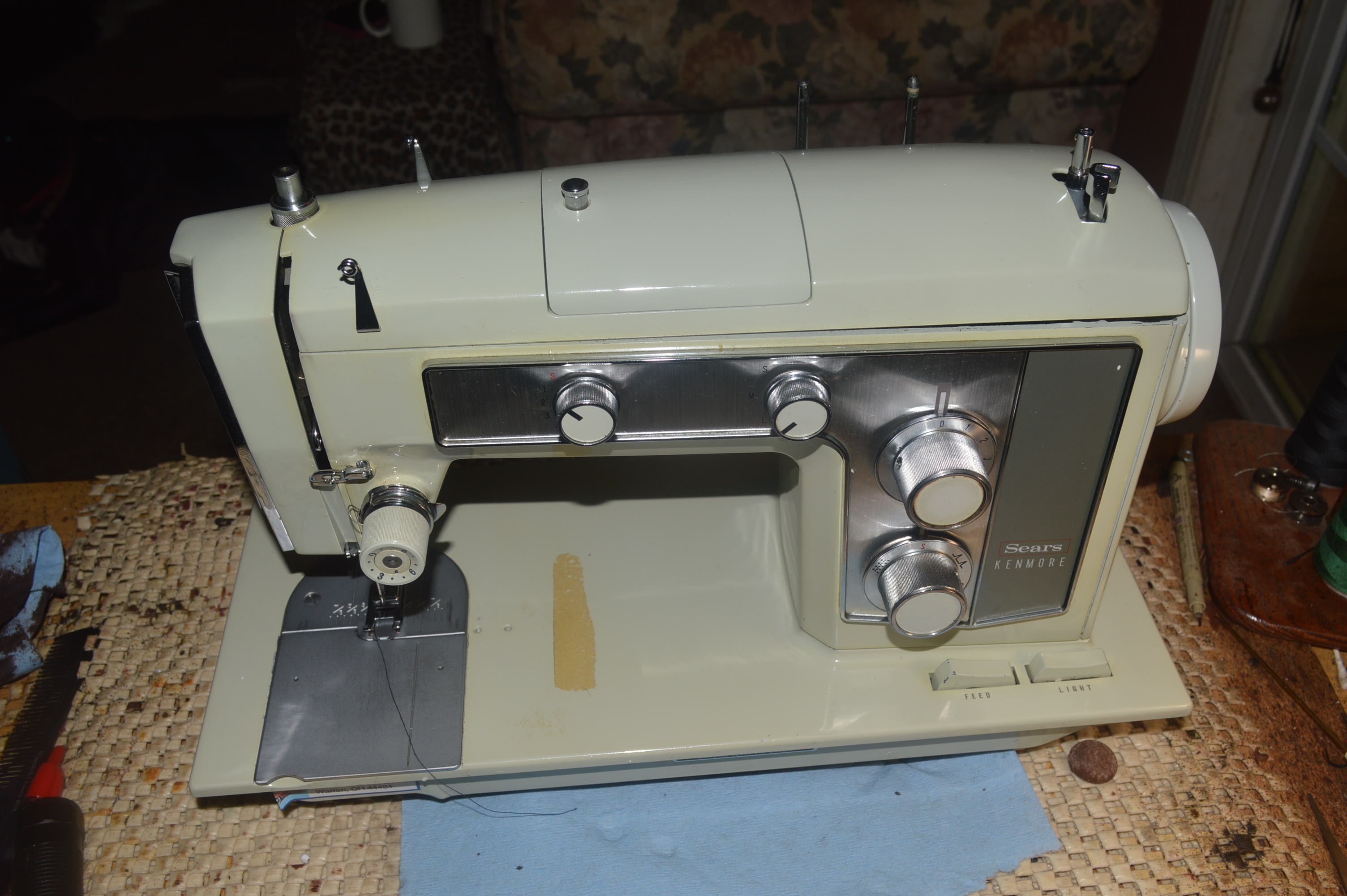 Restoration of a 1969 Vintage Kenmore Model 158.1601 Sewing Machine ...
